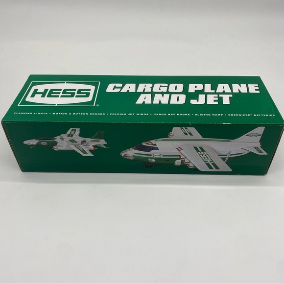 Hess | Toys | Cargo Plane And Jet Toy Hess Green And White | Poshmark